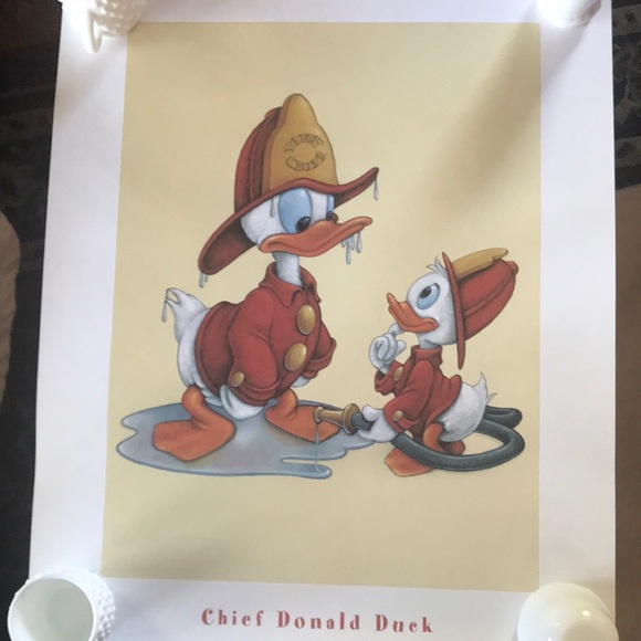 Disney | Art | Chief Donald Duck Fine Art Print | Poshmark